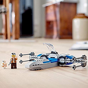 LEGO Star Wars Resistance X-Wing 75297 Building Kit; Awesome Starfighter Building Toy for Kids Aged 4 and Up, Featuring Poe Dameron and BB-8; New 2021 (60 Pieces)