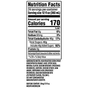 Mountain Dew Soda,12 Fl Oz (Pack of 24)