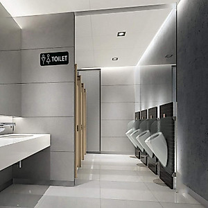 FZQDMT Exit Sign For House, Strong Self-Adhesive Signs For Home, 10” X 3” Premium Durable Acrylic Sign For Door/Wall/Window