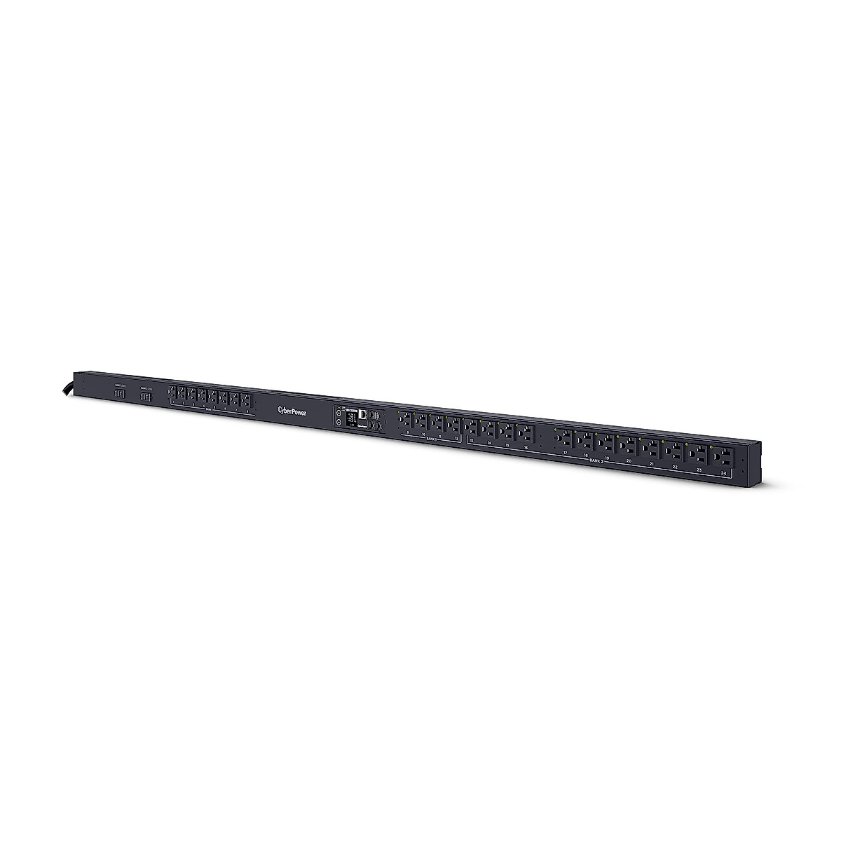 CyberPower PDU41102 Switched PDU, 100-120V, 30A (Derated to 24A), 24 Outlets, 0U Rackmount