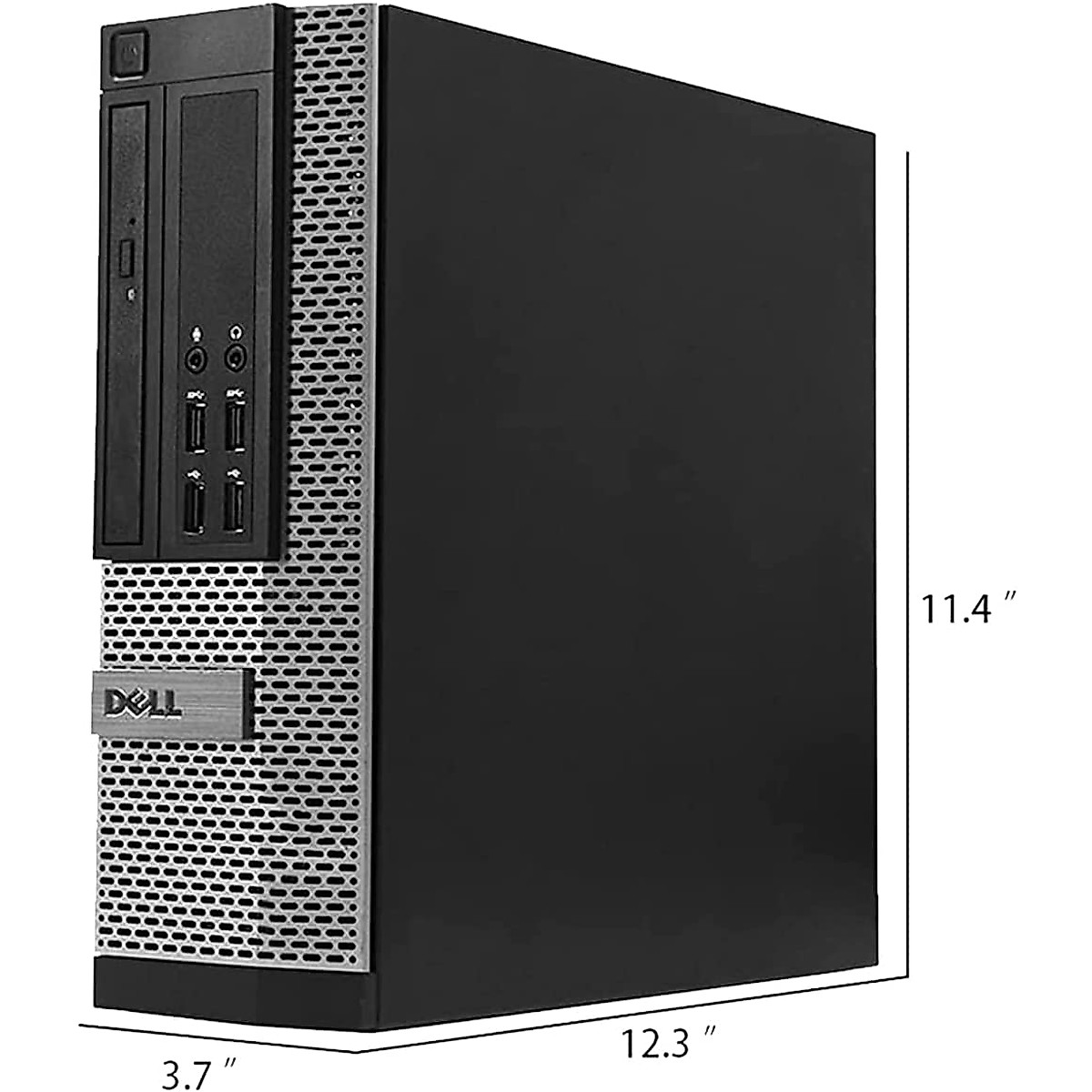 Dell Video Editing CAD OptiPlex 7020 Desktop Computer PC, Intel Core i7-4570 3.2 GHz Processor, 16GB RAM, 480GB SSD (Fast Boot) + 2TB HDD, Graphics RX-550 4GB DDR5, WiFi, Windows 10 Pro (Renewed)