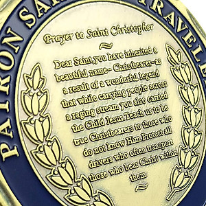 St. Christopher Challenge Coin for Travelers
