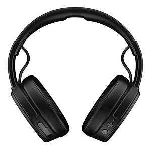 Skullcandy Crusher Bluetooth Wireless Over-Ear Headphones with Microphone - Black - (Renewed)