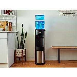 ZeroWater ZJ-004S, Refillable Filtered Water Cooler Jug, 5 Gallon Capacity, NSF Certified to Reduce Lead, Other Heavy Metals and PFOA/PFOS, Blue