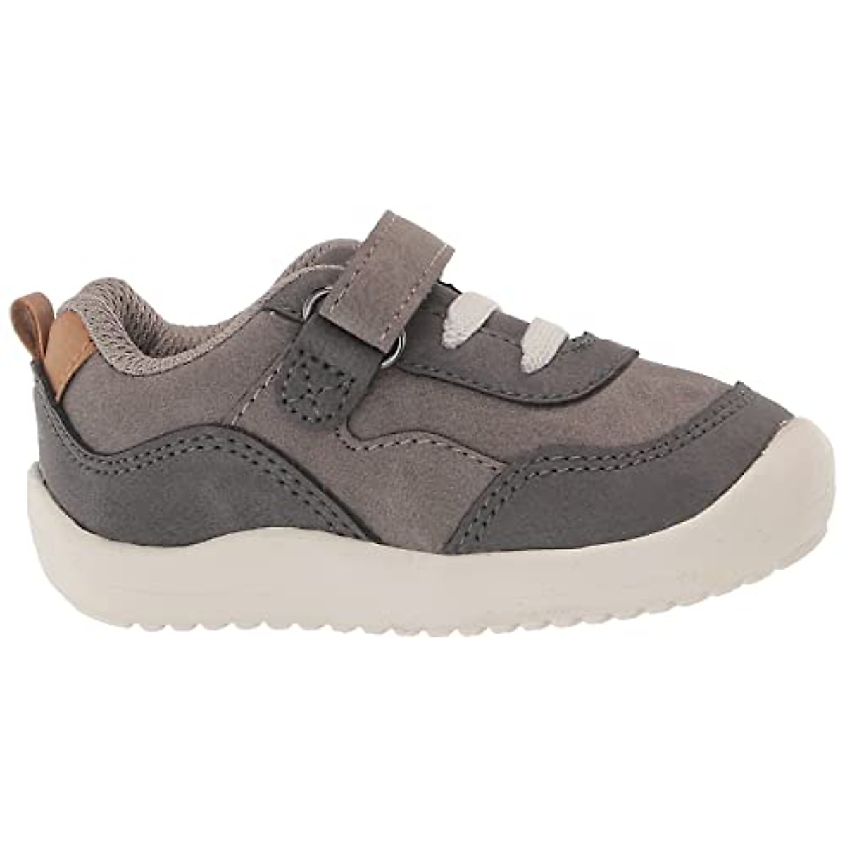 Stride Rite 360 Boys Nick Sneaker, Grey, 5 Toddler