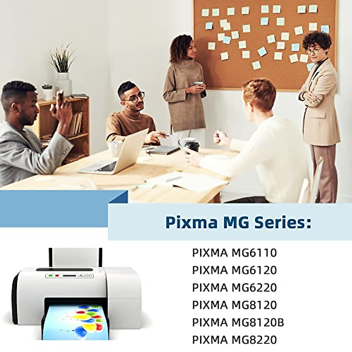 JoyPrinting CLI-226GY Compatible Canon CLI 226 Gray PGI-225 CLI226 Ink Cartridges for PIXMA MX882 MX892 MG5320 MG6220 MG5220 MG6120 MG8220 MX712 IP4820 IP4920 IX6520