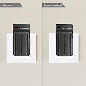 LP-E6 Battery Charger for Canon EOS 5D Mark II, EOS 5D Mark III, EOS 60D, EOS 60Da, EOS 6D, EOS 70D, EOS 7D, EOS 7D Mark II, Replacement for Canon LC-E6 LC-E6E Charger