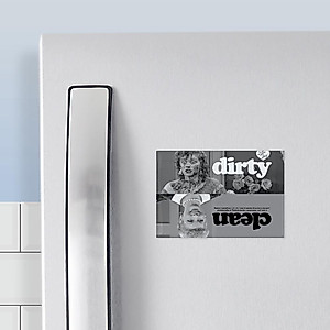 CafePress Lucy Dirty Clean Rectangle Magnet, 3"x2" Refrigerator Magnet