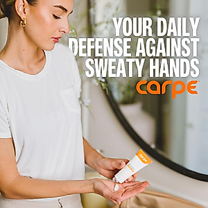 Carpe Antiperspirant Hand Lotion, A dermatologist-recommended smooth lotion that helps stop hand sweat, Great for hyperhidrosis (Original Eucalyptus)