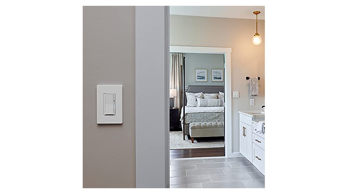 Lutron Diva Smart Dimmer Switch Kit – No Neutral Needed, Smart Hub Included