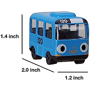 Tayo Mini Cars Toy for Kids - Metal Tayo The Little Bus and Friends Police car(Pat), Taxi(Nuri), Heart, Tayo, Rogi, Rani, Gani, BongBong, Kinder, Speed, Limited Toddlers and Kids Birthday Gift