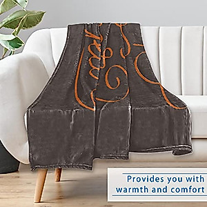 Happy New Year Prints Soft Warm Cozy Blanket Throw for Bed Couch Sofa Picnic Camping Beach, 150×100cm