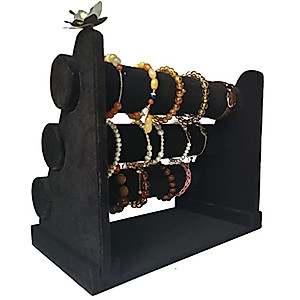 irtree Jewelry Bracelet Necklace Rack Display Holder Imitation Leather
