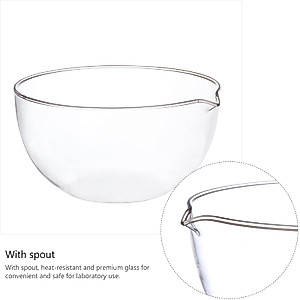 ULTECHNOVO 3 Pcs Evaporating Dish Lab Tools Glass Ceramics Tools Evaporation Basin Crystallizing Basin Over The Door Organizer Laboratory Dish Basin for Lab Pouring Bowl Ks3 Mix Round Basin