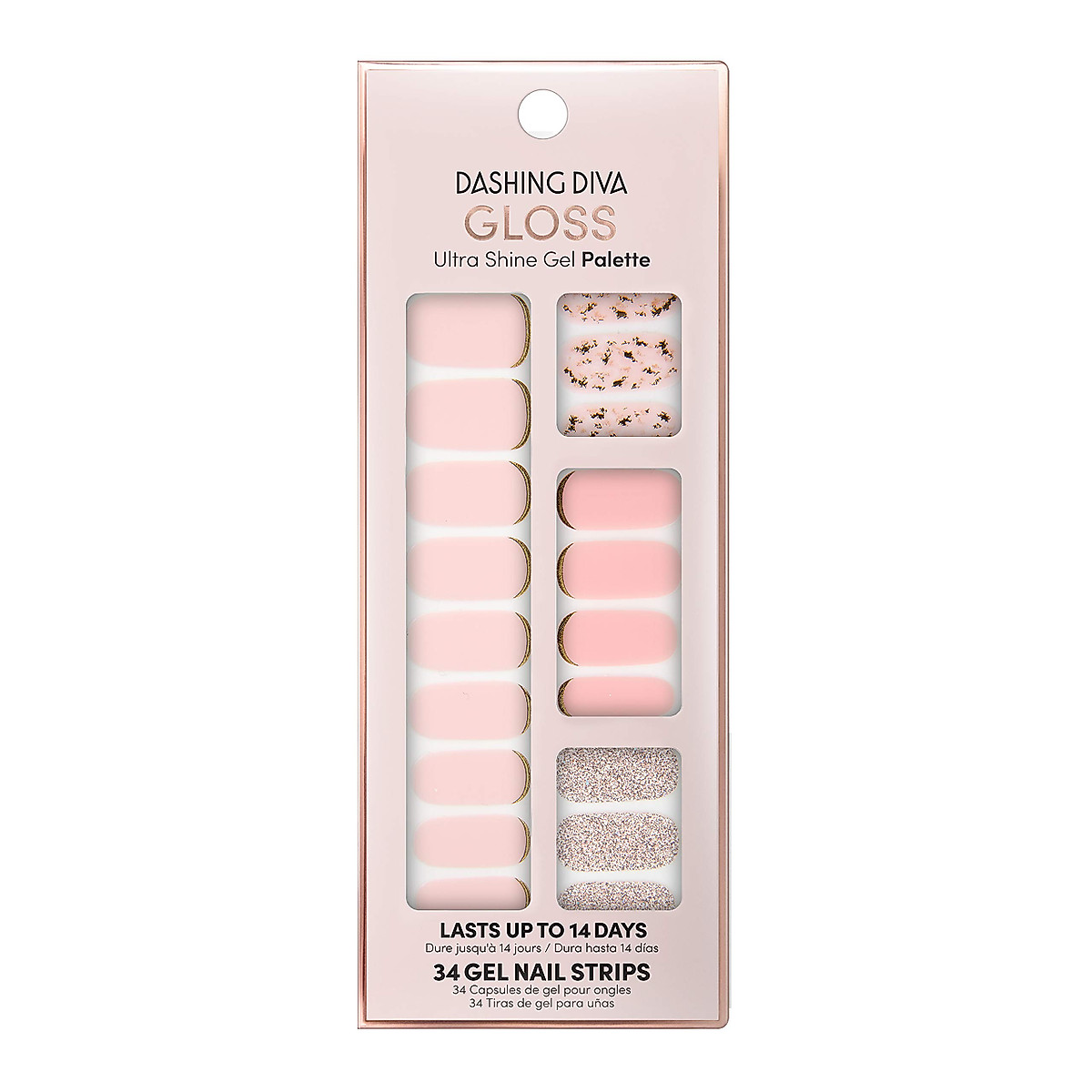 Dashing Diva Gloss Ultra Shine Gel Strips (plush sorbet)