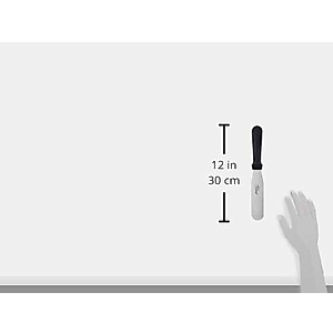 Ateco Ultra Straight Spatula with 6 by 1.5-Inch Stainless Steel Blade, Plastic Handle, Dishwasher Safe, Silver