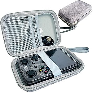 RAWECUD Hard Carrying Case for RG353V Handheld Game Console, RG353V Portable Game Console Storage Case (Only RG353V Case)
