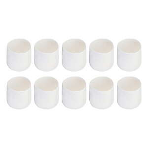 Rebower Screw Thread Protector Cover Rubber End Caps, [for Screw, Bolt] - 1 3/4"(45mm) ID/White/10pcs