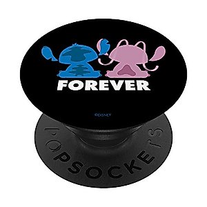 Disney Stitch and Angel Forever PopSockets Grip and Stand for Phones and Tablets
