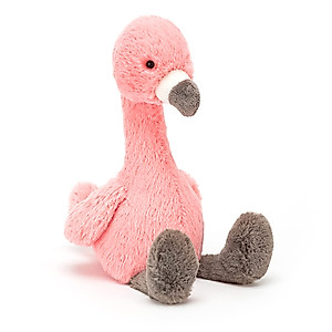 Jellycat Bashful Flamingo Stuffed Animal, Small, 7 inches