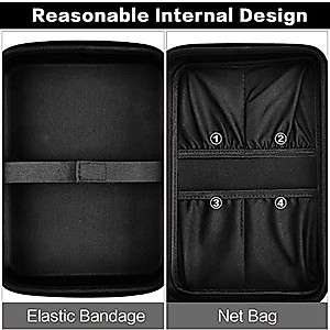 Case Compatible with DBPOWER 11.5" 12" Portable DVD Player for Car, Holder Storage Bag with Strap & Net Pocket for Battery, Car Charger, Power Adaptor and Remote Control (Case Only)