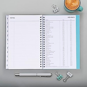 Blue Sky 2024 Weekly and Monthly Planner, January - December, 5" x 8", Frosted Cover, Wirebound, Chloe (144734)