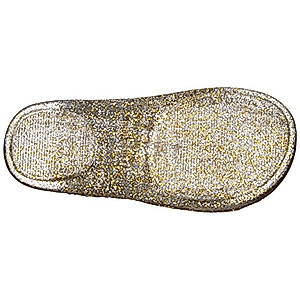 Mini Melissa Campana Zig Zag VI SP BB Mary Jane Shoe (Toddler), Mixed Golden Glitter, 8 M US Toddler