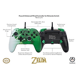 PowerA Enhanced Wired Controller for Nintendo Switch - Heroic Link
