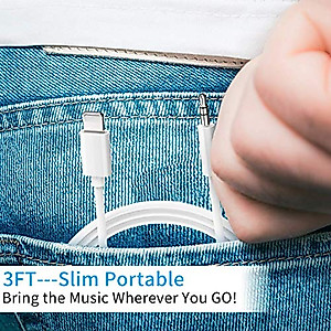 (Apple MFi Certified) iPhone Aux Cord for Car Audio,Lightning to 3.5mm Audio Cable Compatible with iPhone 13/12/11/XR/XS/X/8/7/6 Plus/SE 2,iPad for Car Home Stereo,Speaker,Headphone,Support All iOS