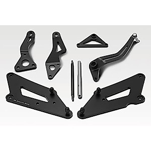 CMX500 Rebel 2017/22 - Kit Original Controls Repositioning (S-0796) - Footrest Footpegs Adjustable Set - Hardware Fasteners Included - De Pretto Moto Accessories (DPM Race) - 100% Made in Italy