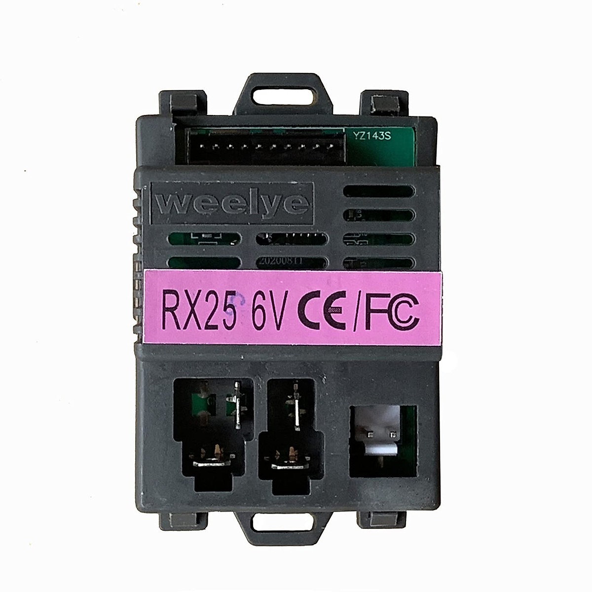 weelye RX25 6V Kids Powered Ride on car 2.4G Bluetooth Remote Control and Receiver Kit Controller Control Box Accessories for Children Electric Ride On Car Replacement Parts