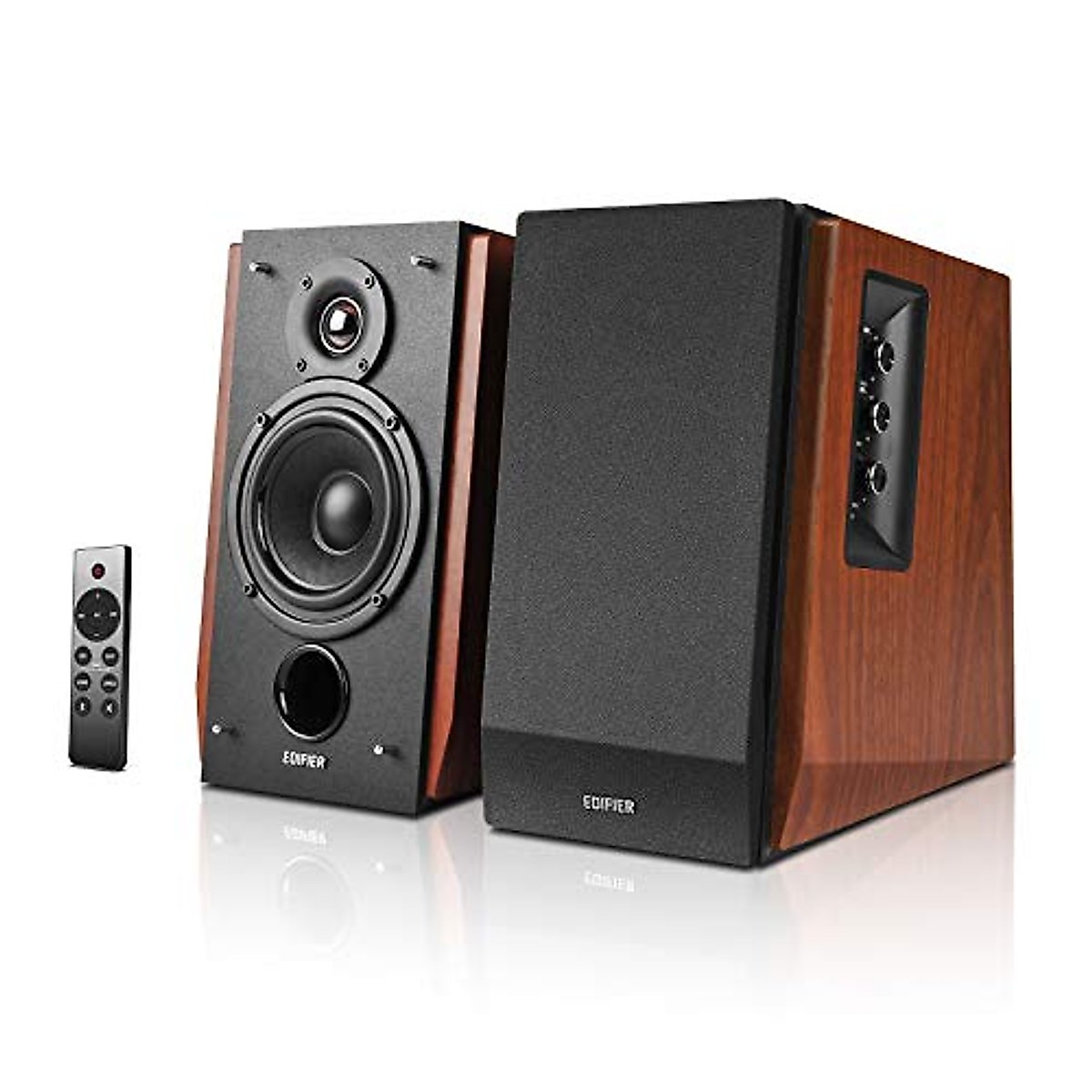 Edifier R1700BTs Active Bluetooth Bookshelf Speakers - 2.0 Wireless Near Field Studio Monitor Speaker - 66w RMS with Subwoofer Line Out