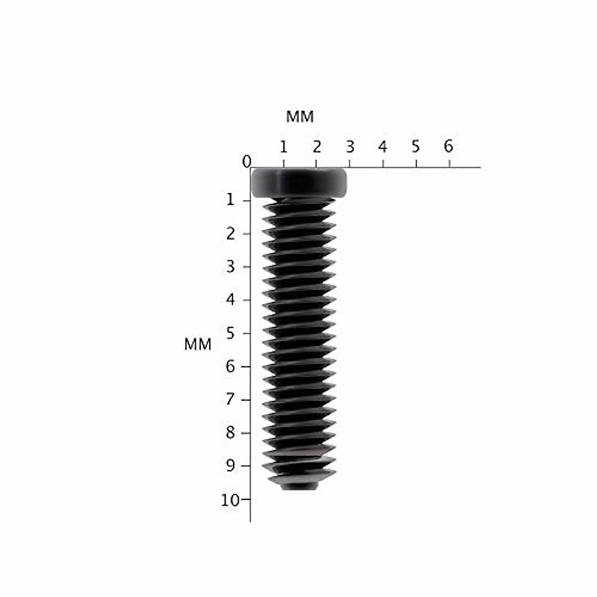 500X Replacement Black Laptop Screws M2X9mm Philips Drive Screw M2X9L PM2X9.0