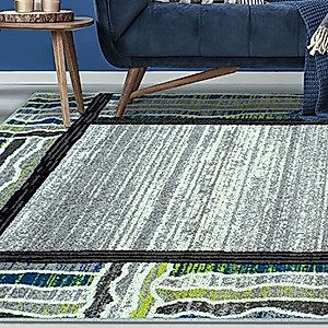 Superior Machine Made Rug, 8 ft x 10 ft, BORDER-Multicolor