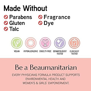 Physicians Formula Diamond Dust Mineral Powder Starlit Glow, Translucent Setting Powder Makeup, Finishing Powder For Face, Clean Beauty, Dermatologist Approved