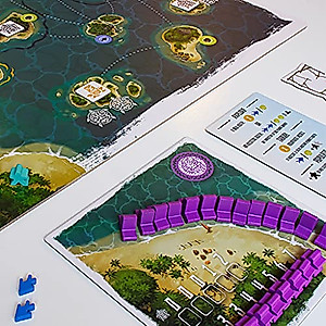 Ludonova Polynesia Board Game | Strategy Board Game | Adventure Game | Interactive Game for Teens and Adults | Ages 14 and up | 2 to 4 Players | Average Playtime 75 Minutes | Made by Ludonova
