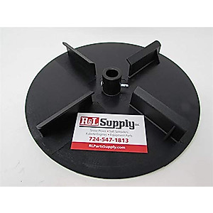 R&L SUPPLY SNOWEX Snow-EX Western Fisher 10" Polymer Salt Spreader Spinner Disk 75618 D6121 D6750 SP-325, SP-575, SP-1075, SP-1575