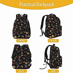 Funny Stranger School Backpack, Movie Backpack Travel Backpacks School Supplies for Boys Girls Teens Cosplay Fans Gift (Style 2),15.7in