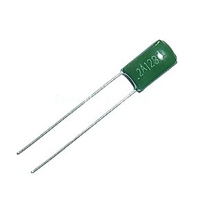 100pcs Mylar Film Capacitor 100V 2A123J 0.012uF 12nF 2A123 5% Polyester Film Capacitor