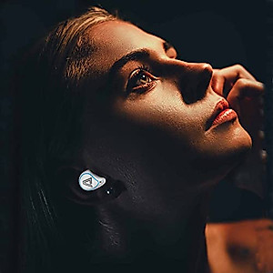 Wireless Earbuds,Bluetooth 5.0 Headphones with Charging Case,in Ear Headset Noise Cancelling Microphone,LCD Display, for Sports/Working