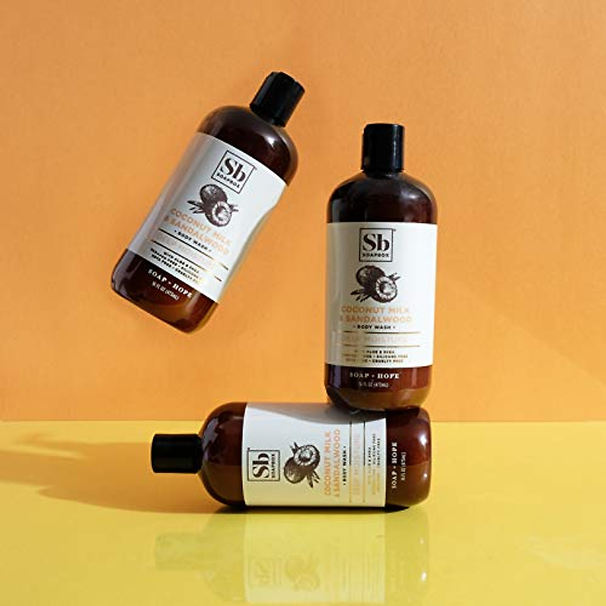 Soapbox Coconut Milk & Sandalwood Body Wash - 16 fl oz