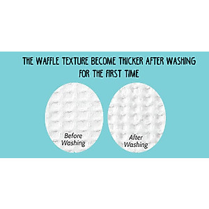 Studio 9Thirty3 Personalized Christmas Dog on a Sled Kitchen Waffle Towel, Breeds D-P, Dog Lover, Housewarming, Hostess, Personalized Gift (White, Doodle Golden)