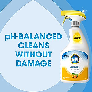 Pledge Multisurface Cleaner, Everyday Clean, Trigger, Fresh Citrus Scent, 25 oz