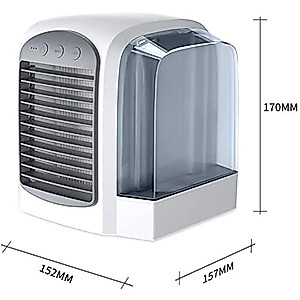 XXY216 Breeze Maxx Air Cooler,Personal Space Mini Evaporative Air Cooler,Portable 3-in-1 Air Cooling Purification Humidifier-for Camping/Home/Office (Grey)