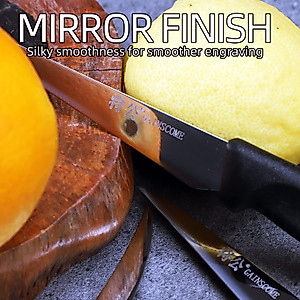 GAINSCOME Fruit Carving Knife Main Knife Super Sharp Stainless Steel Chef Food Carving Tools ABS Material Non-slip Enlarged Handle Mirror Light Process Processing Knife Surface Fruit Paring Knives