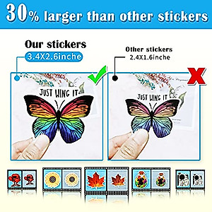 300 PCS Stickers Pack (50-850Pcs/Pack), Colorful VSCO Waterproof Stickers, Cute Aesthetic Stickers. Laptop, Water Bottle, Phone, Skateboard Stickers for Teens Girls Kids, Vinyl Sticker.
