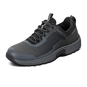 Orthofeet Women's Orthopedic Black Bristol Hiking Shoes, Size 7.5