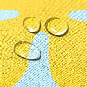 Outdoor Throw Pillow Covers Waterproof, Set of 4 Outdoor Pillows Waterproof, Boho Waterproof Cushion Covers, Outdoor Throw Pillow Case for Outdoor Patio Garden Sofa - 18 x 18 Inches Blue