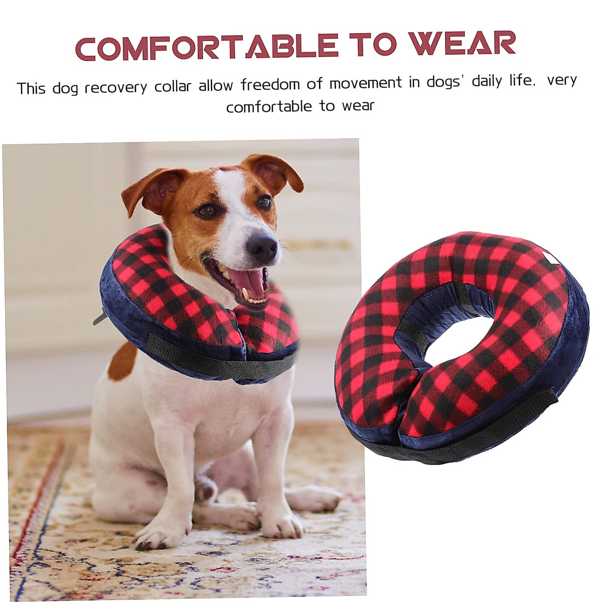 BESPORTBLE 2pcs Elizabeth Adjustable Pet Puppy Surgery Supply Dog Pet Pet Neck Pillow Cat Accessory Cat Recovery Supply Cat PVC Spine Collars