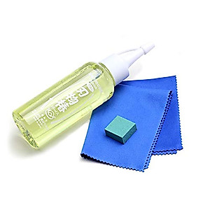 Yoshihiro 100% Pure Tsubaki Japanese Knife Maintenance Oil 3.4oz(100ml) with Complimentary Sabitori Rust Eraser and Microfiber Cloth